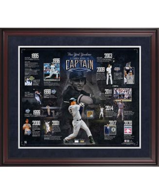 Derek Jeter New York Yankees Framed 20'' x 24'' Career Timeline Collage ...