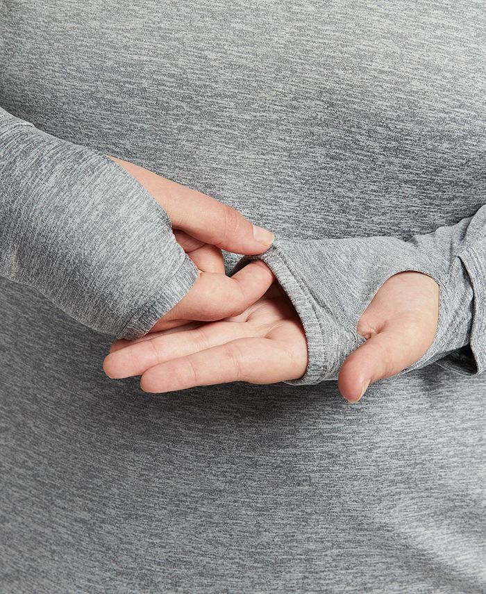 Nike Plus Size Active Dri-FIT Swift-Element UV 1/4-Zip Running Top - Macy's