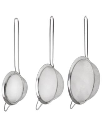 BergHOFF 3 Piece Stainless Steel Graduated Strainer Set - Macy's