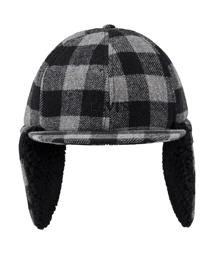 Levi's Men's Corduroy and Sherpa Hunter Hat with Ear Flaps - Macy's