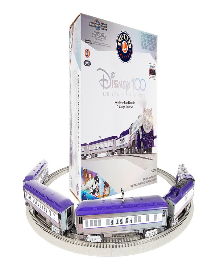 Lionel Disney 100th Lionchief Bluetooth 5.0 Train Set with Remote - Macy's