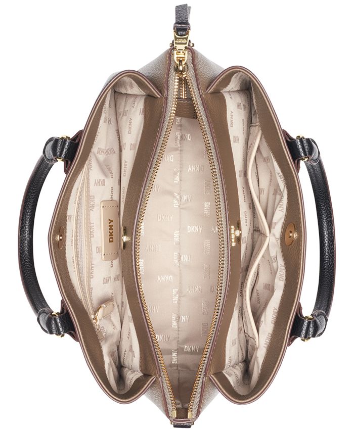 DKNY Chris Colorblock Medium Satchel - Macy's