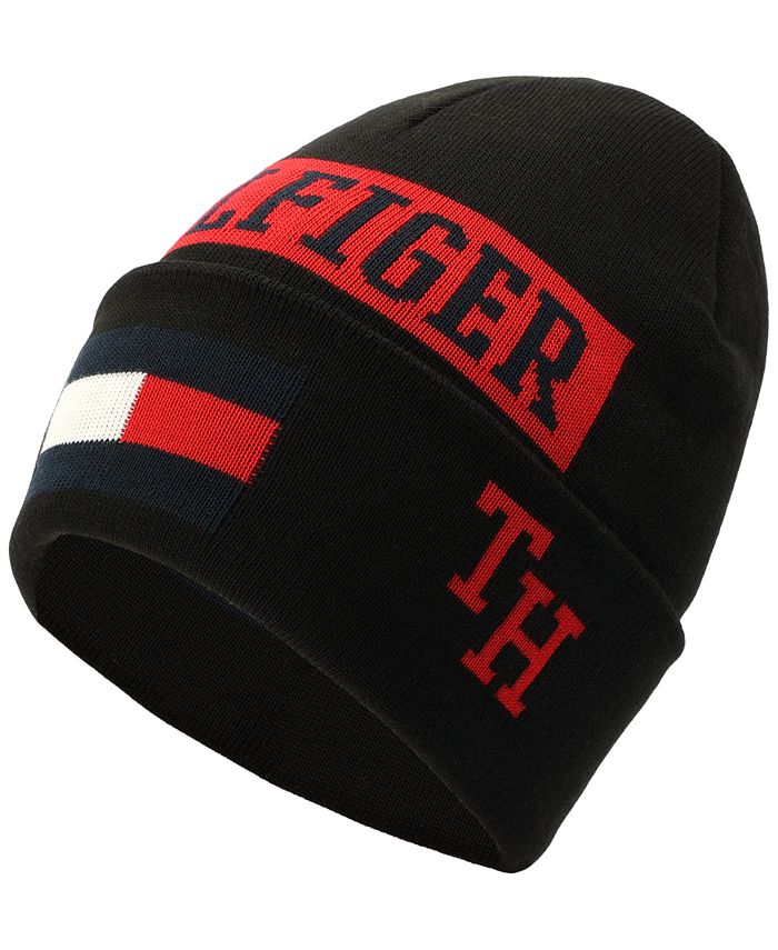 Tommy Hilfiger Men's Logo Graphic Cuffed Hat - Macy's