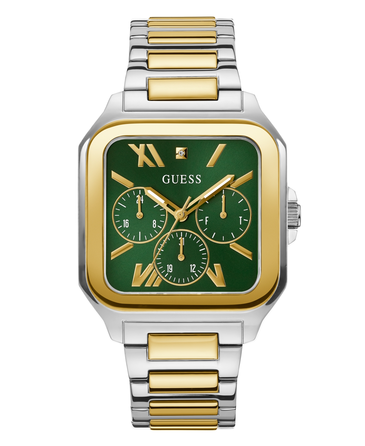 Click here for Guess Mens Multi-Function Two-Tone Stainless Steel... prices