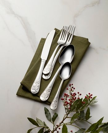 Lenox Chestnut Ridge 65-Piece Flatware Set, Service for 12 - Macy's
