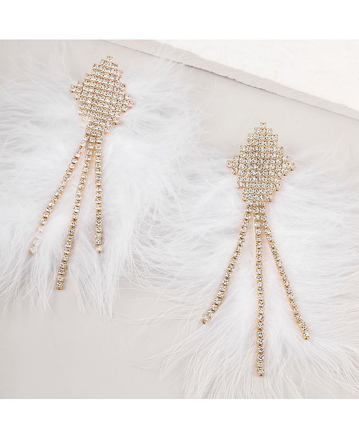 Aaliyah Feather Post Earring - Macy's