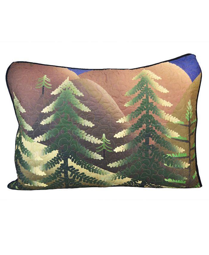 Donna Sharp Folk Art Forest 3-Piece Prewashed Quilt Set, Queen - Macy's