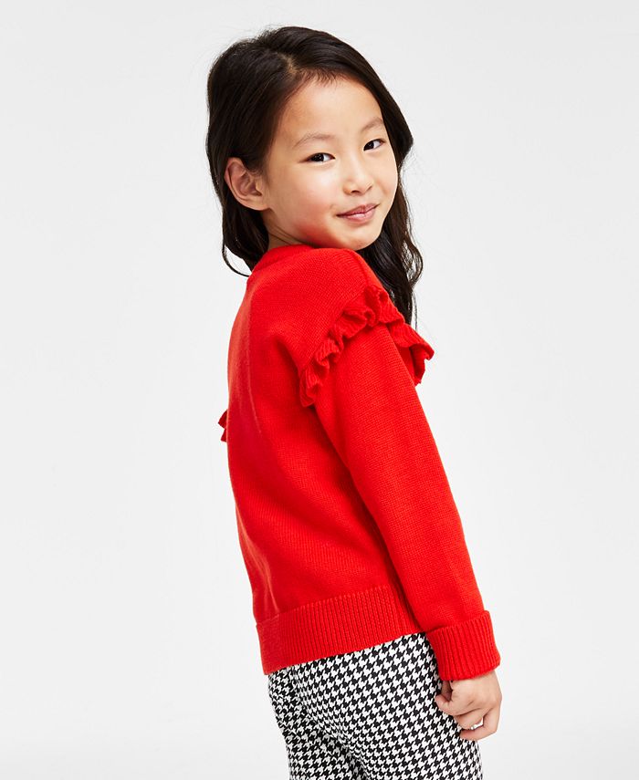 Epic Threads Little Girls Heart Pullover Sweater, Created for Macy's ...