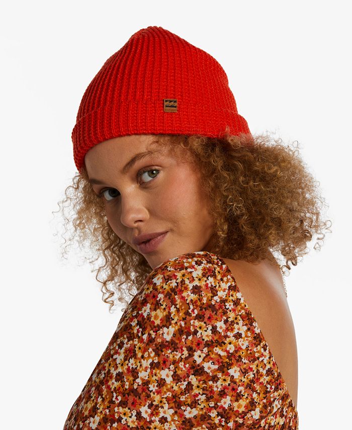 Billabong Juniors' Alta Solid Slouchy Knit Beanie Hat - Macy's