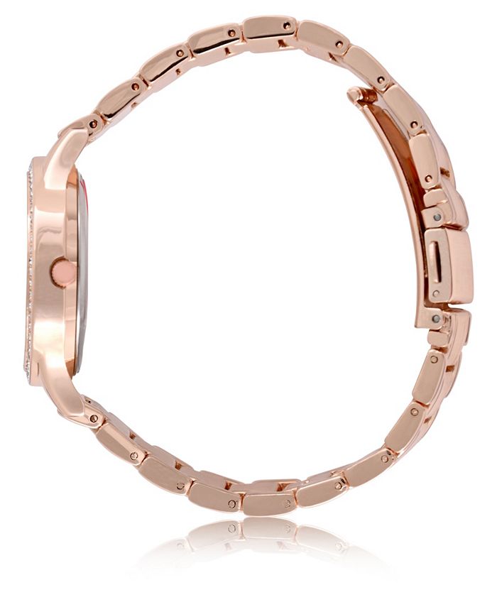 Accutime Unisex Disney 100th Anniversary Analog Rose Gold-Tone Alloy ...