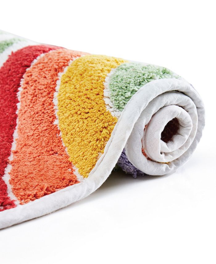 Jessica Simpson Rise & Shine Cotton Bath Rug, 20" x 32" - Macy's