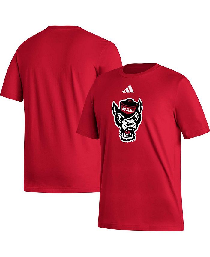 adidas Men's Red NC State Wolfpack Logo Fresh T-shirt - Macy's