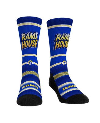Men's and Women's Rock 'Em Socks Los Angeles Rams Team Slogan Crew ...