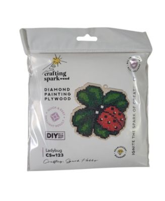Ladybug CSW123 Diamond Painting on Plywood Kit - Macy's