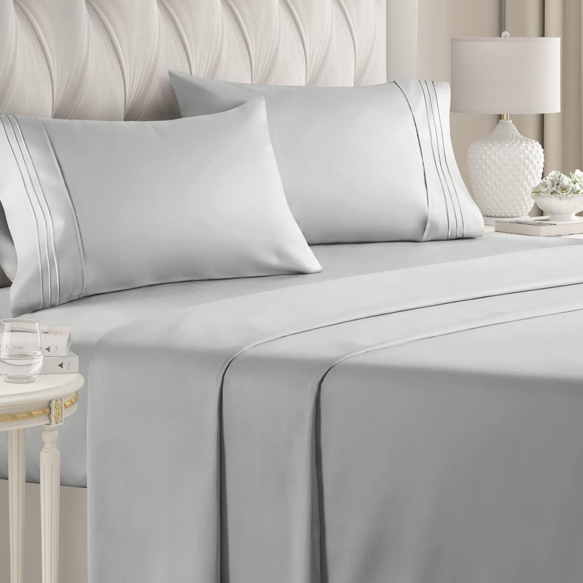 Click here for 4 Piece Deep Pocket Microfiber (Muted  Vibrant  He... prices