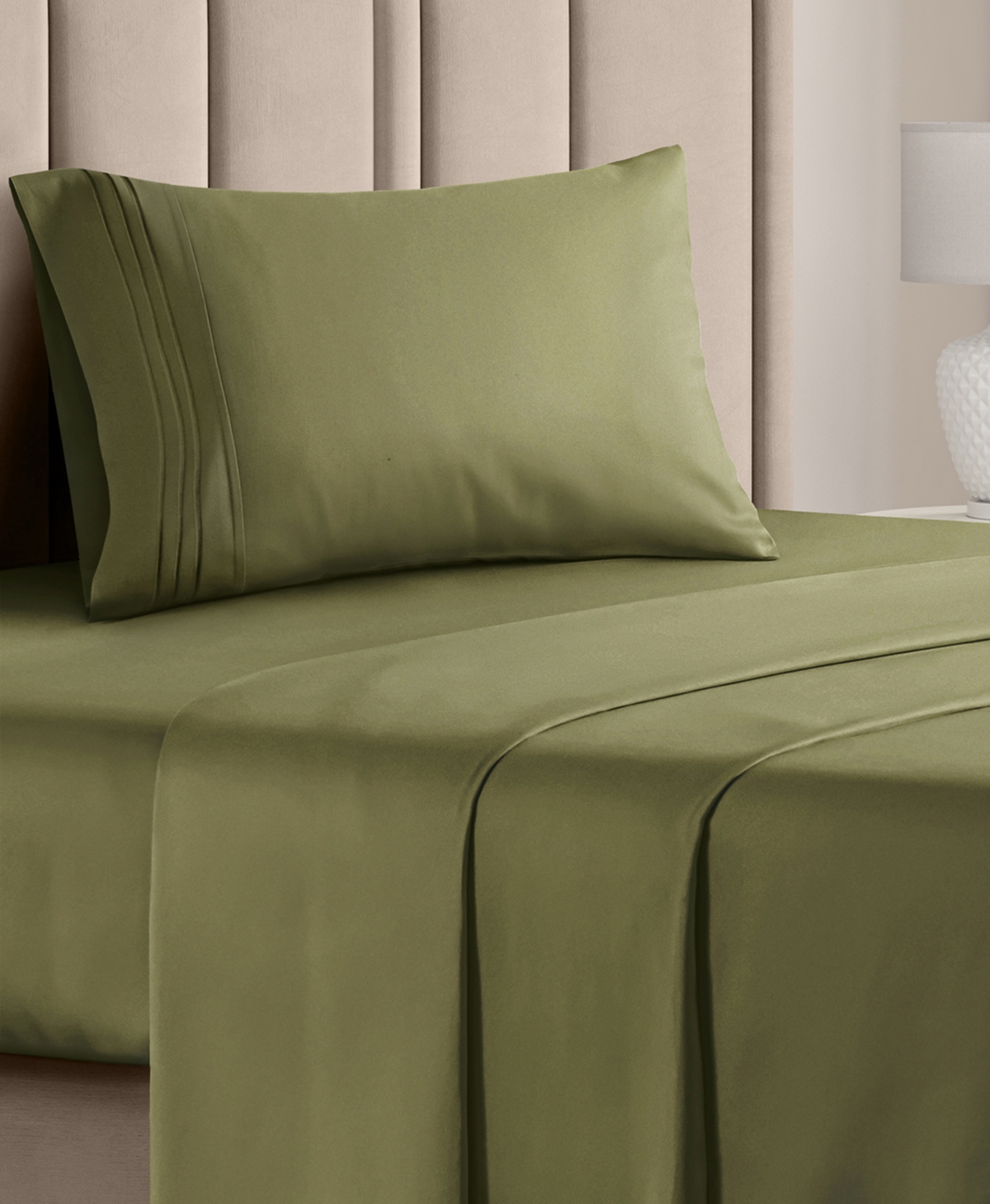 Click here for 3 Piece Microfiber Sheet Set - Twin - Sage green prices