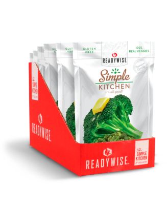 ReadyWise Simple Kitchen Buttered Broccoli Snack - 6 Pack - Macy's