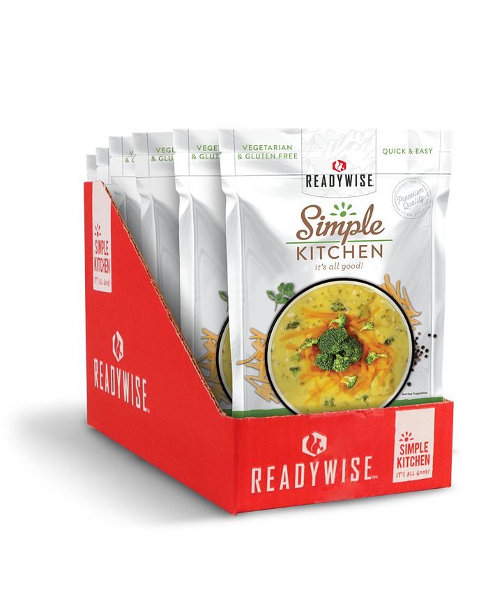 ReadyWise Simple Kitchen Creamy Cheddar Broccoli Soup - 6 Pack - Macy's