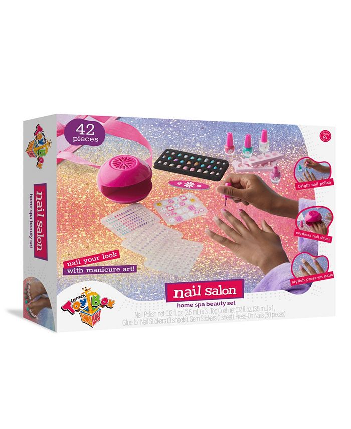 Geoffrey's Toy Box Nail Salon Home Spa 42 Pieces Beauty Set, Created ...