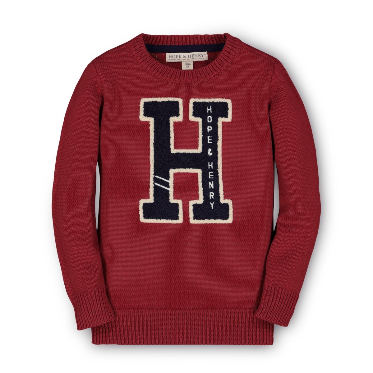 Click here for Hope & Henry Baby Boys Varsity Pullover Sweater -... prices