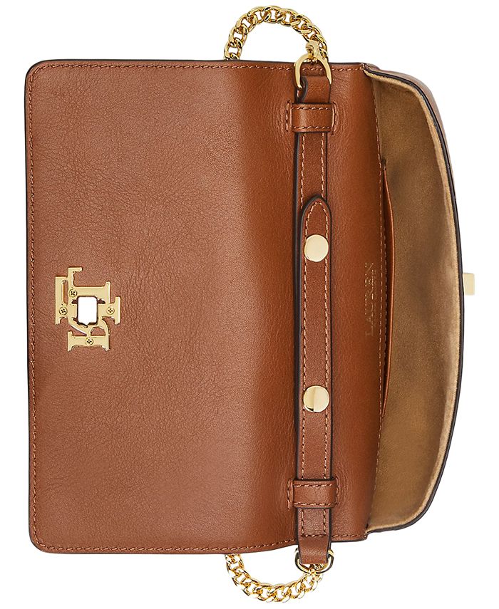Lauren Ralph Lauren Leather Crossbody Tech Case - Macy's