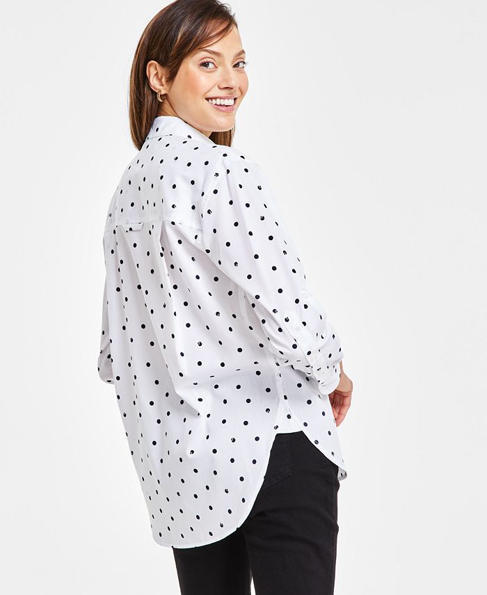 Gloria Vanderbilt Women's Amanda Button-Front Shirt - Macy's