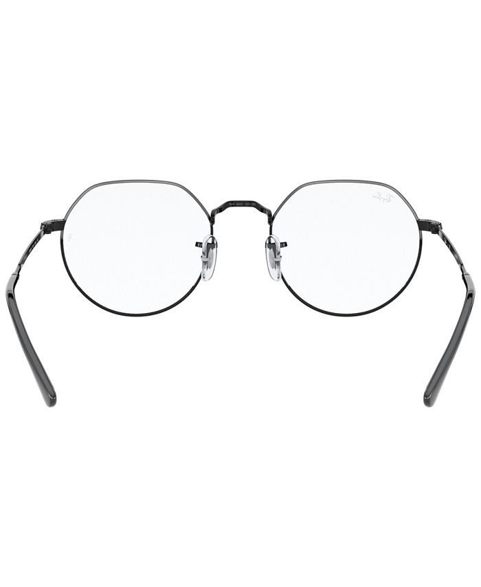 Ray-Ban Unisex Jack Optics Eyeglasses, RB6465F 53 - Macy's
