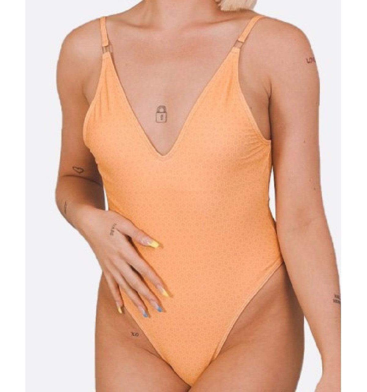 Click here for Oosc Womens Tangerine Squeeze Swim Suit - Bright o... prices