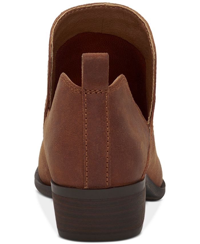 Lucky Brand Women's Bollo Chop Out Booties - Macy's