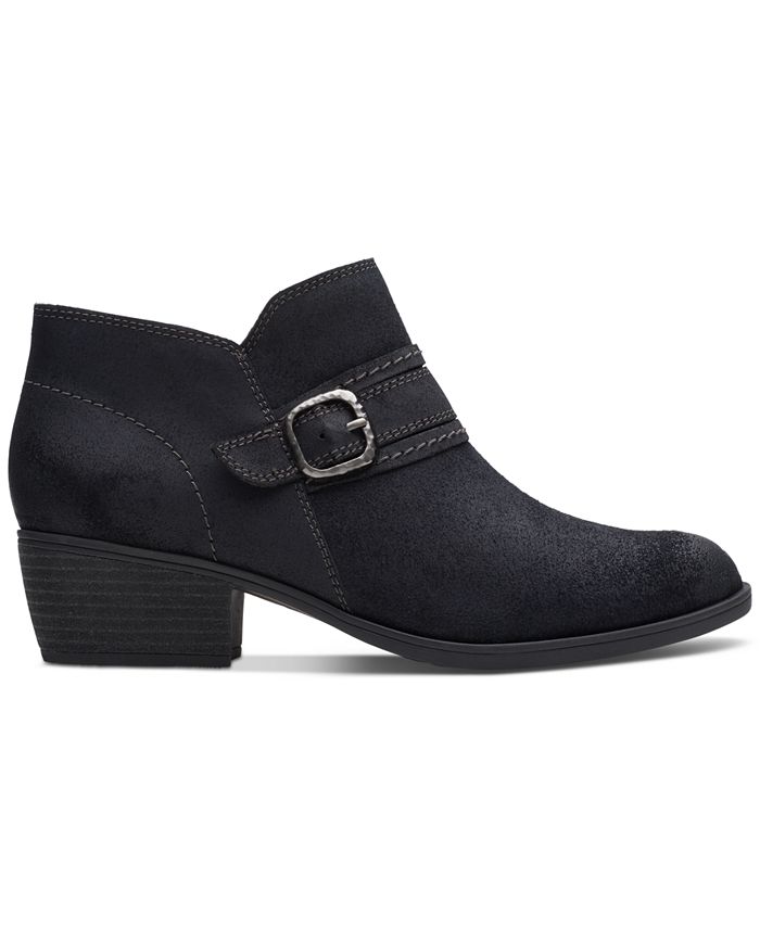 Clarks Women's Charlten Bay Buckled Ankle Booties - Macy's