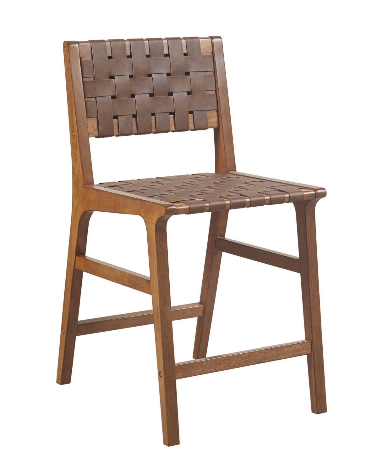 Click here for Ink+Ivy Oslo 24 High Faux Leather Woven Counter St... prices