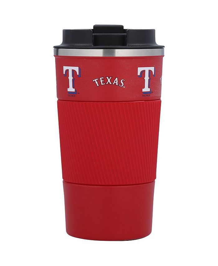 Memory Company Texas Rangers 18 Oz Coffee Tumbler with Silicone Grip ...