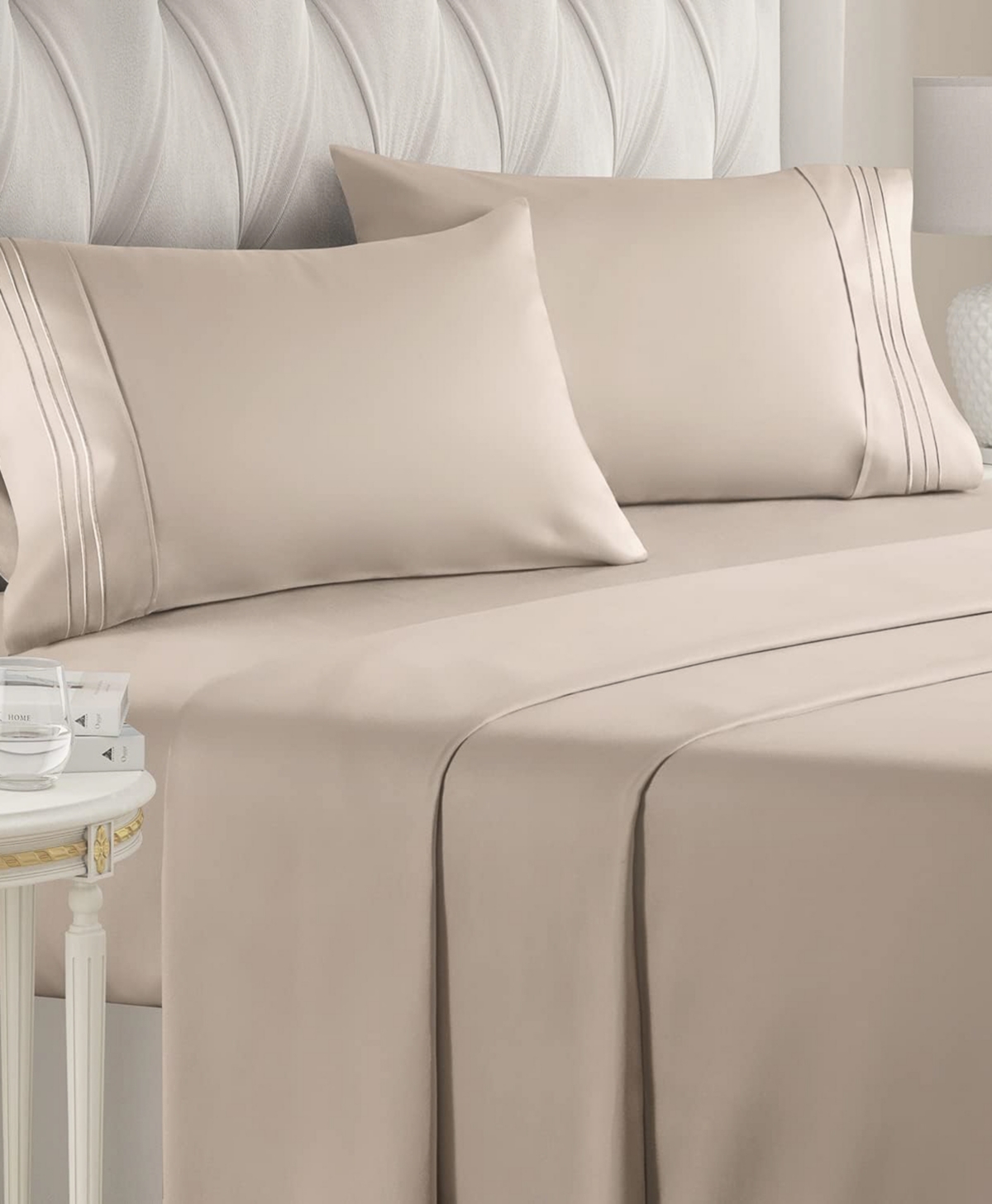 Click here for 4 Piece Deep Pocket Microfiber (Muted  Vibrant  He... prices