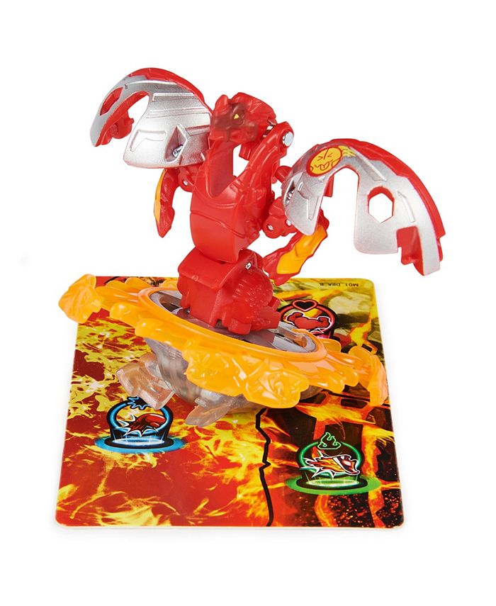 Bakugan Starter 3-Pack, Special Attack Dragonoid, Nillious, Hammerhead Customizable Spinning ...