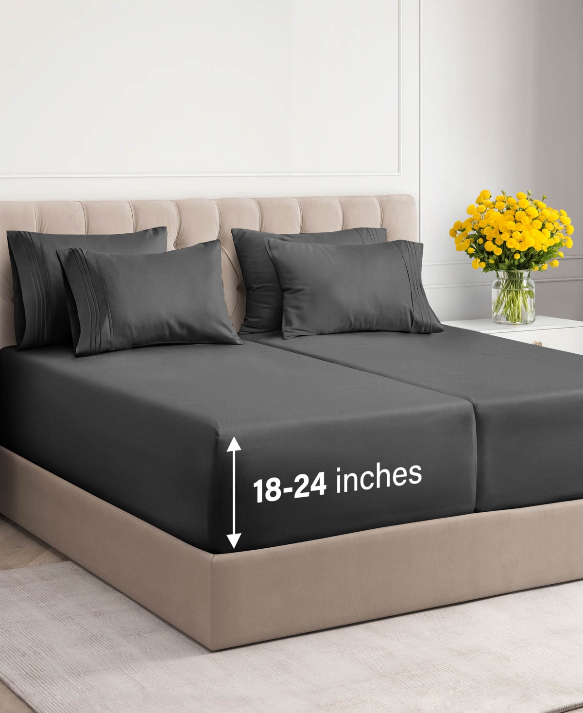 Click here for Microfiber Sheet Set 18" - 24" Inch Extr... prices
