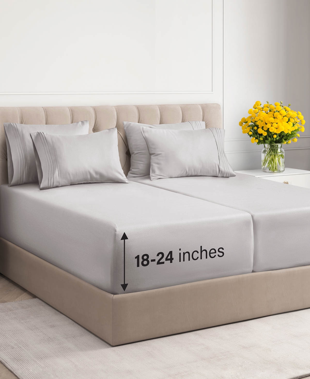 Click here for Microfiber Sheet Set 18" - 24" Inch Extr... prices