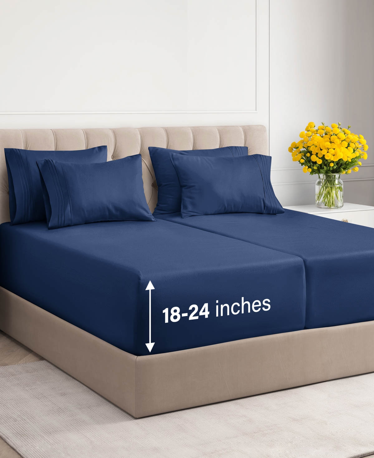 Click here for Microfiber Sheet Set 18" - 24" Inch Extr... prices