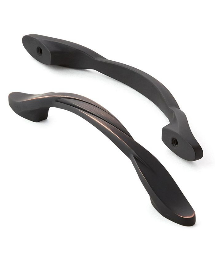 Cauldham 5 Pack Solid Braided Kitchen Cabinet Pulls Handles (5" Hole ...