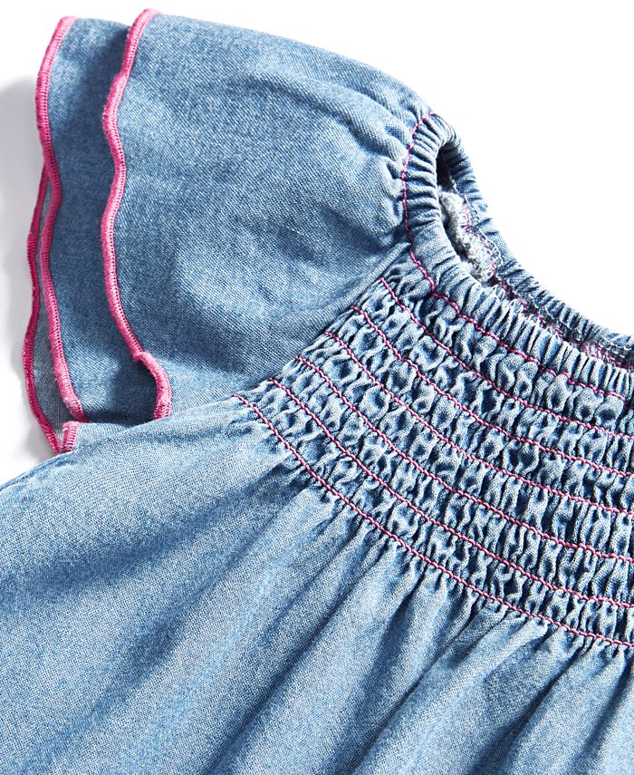 First Impressions Toddler Girls Smocked Dress, Created for Macy's - Macy's