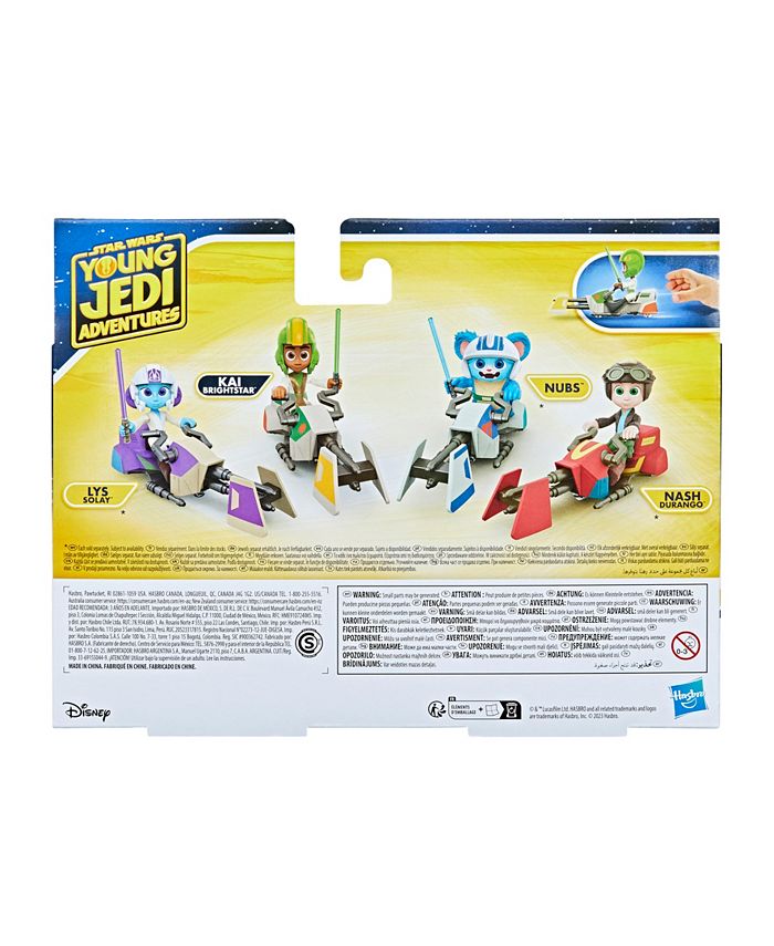 Young Jedi Adventures Star Wars Kai Bright Star Figure and Speeder Bike ...