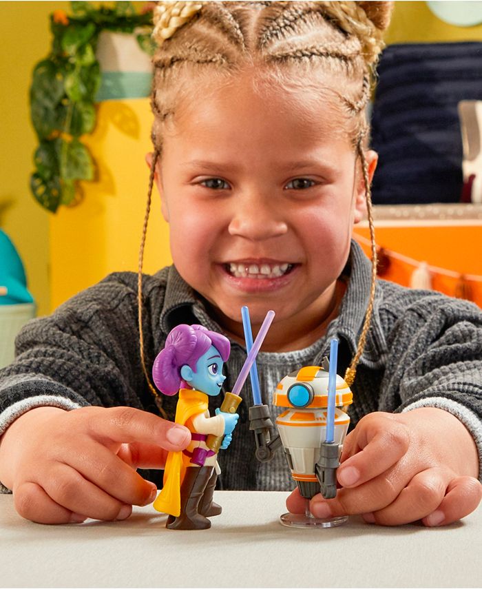 Young Jedi Adventures Star Wars Pop-up Lightsaber Duel Lys Solay and ...