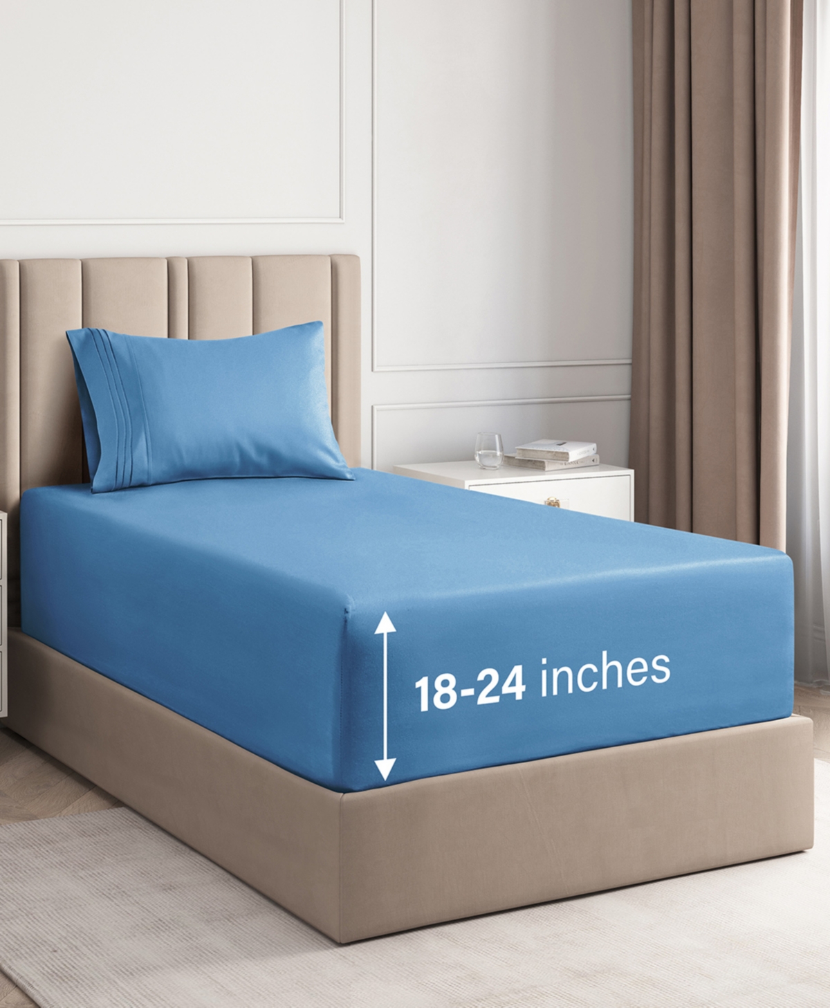 Click here for 3 Piece Extra Deep Pocket Microfiber Sheet Set - T... prices