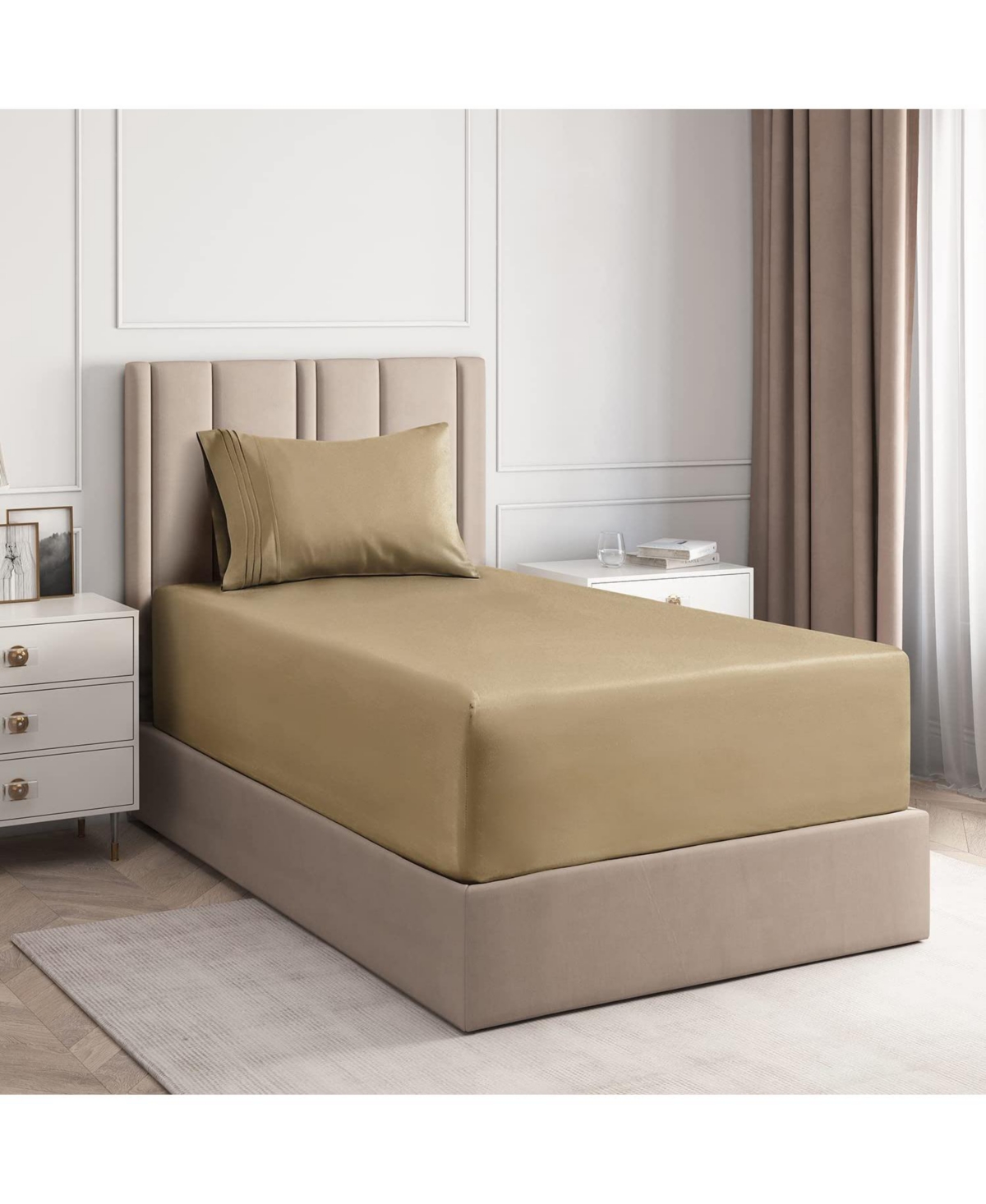 Click here for 3 Piece Extra Deep Pocket Microfiber Sheet Set - T... prices