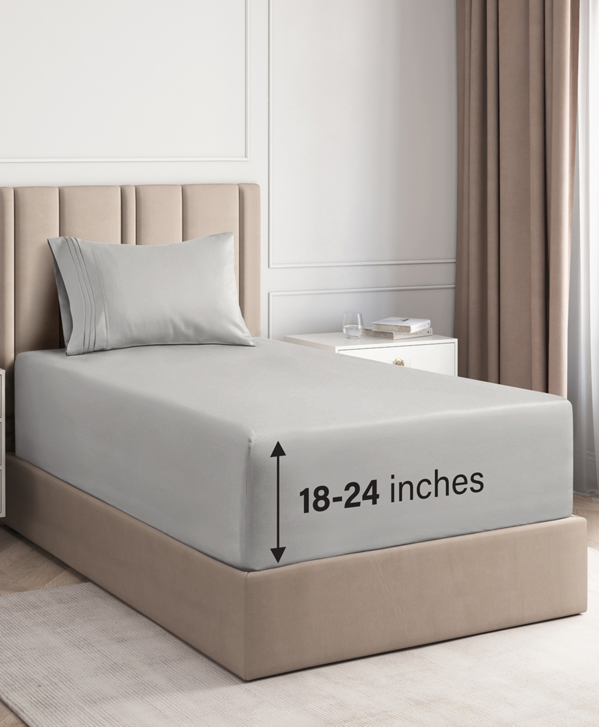 Click here for 3 Piece Extra Deep Pocket Microfiber Sheet Set - T... prices