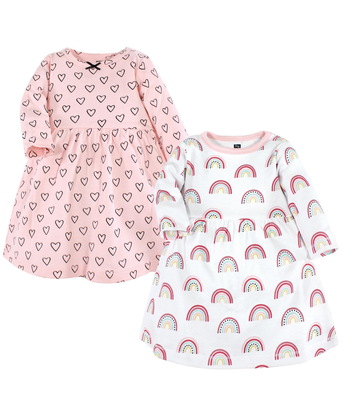 Click here for Hudson Baby Big Girls Hudson 2Pk Long Sleeve Dress... prices