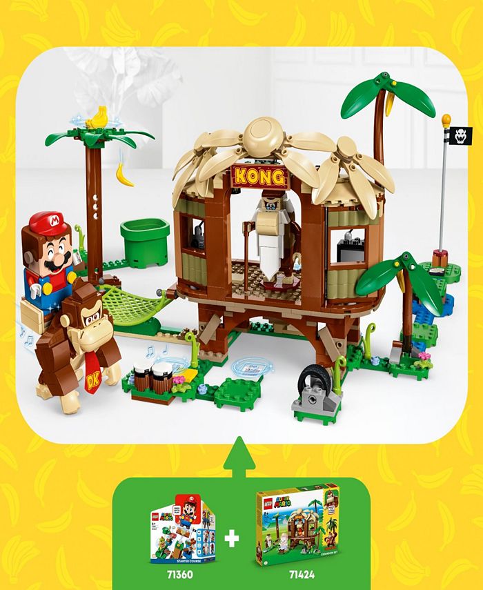 LEGO® Super Mario 71424 Donkey Kong's Tree House Expansion Toy Building ...