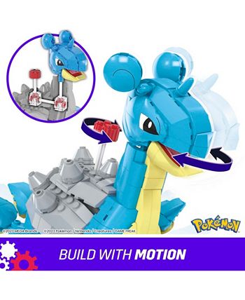 Pokemon MEGA Lapras Building Toy Kit with Action Figure (527 Pieces ...