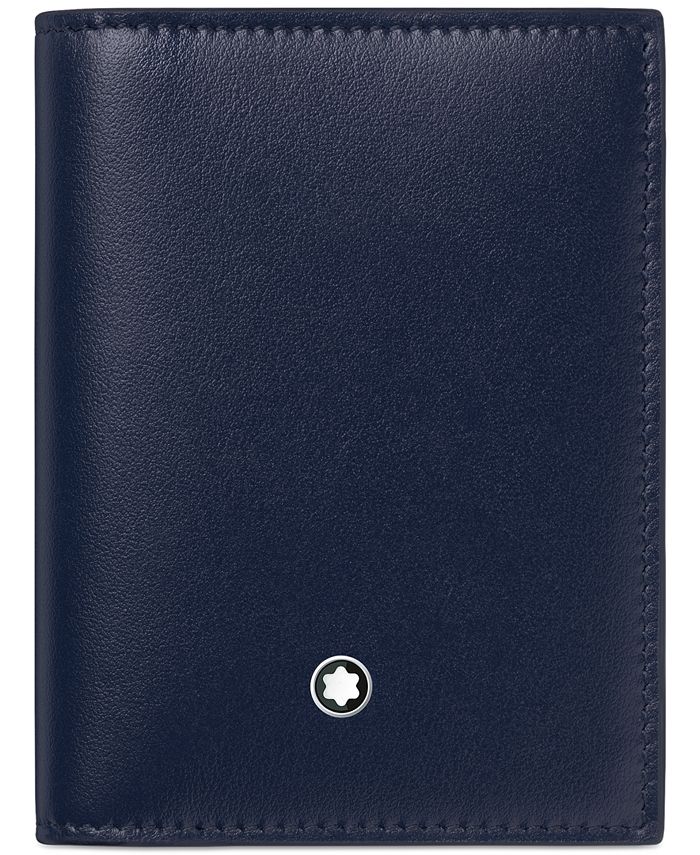Montblanc Meisterstück Leather Card Holder - Macy's