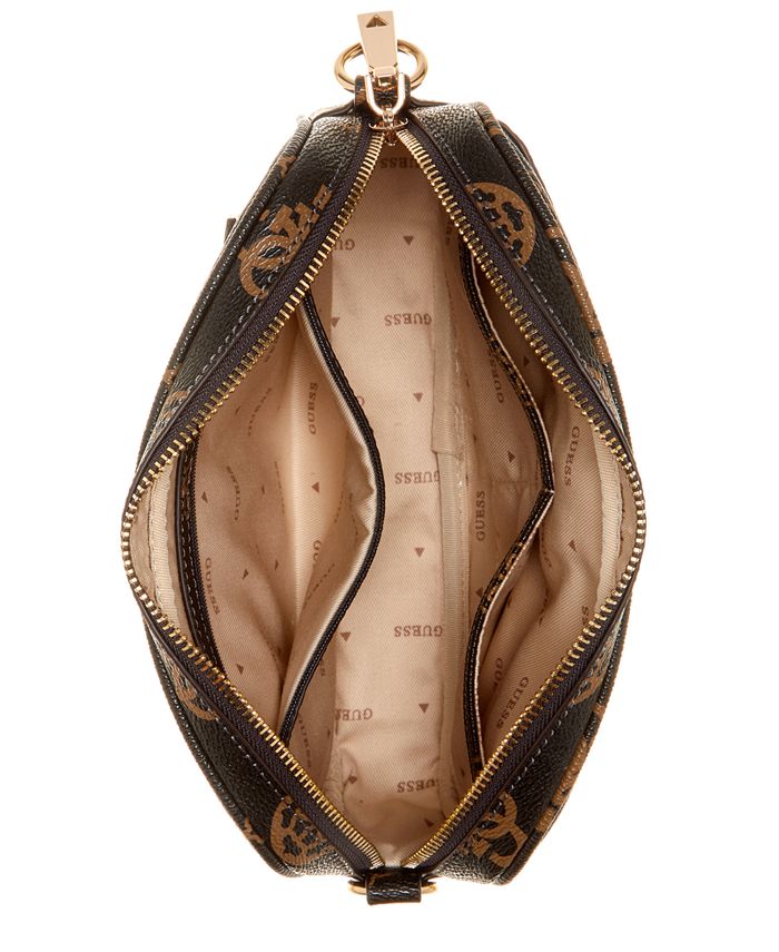 GUESS Meridian Small Monogram Camera Crossbody Bag - Macy's