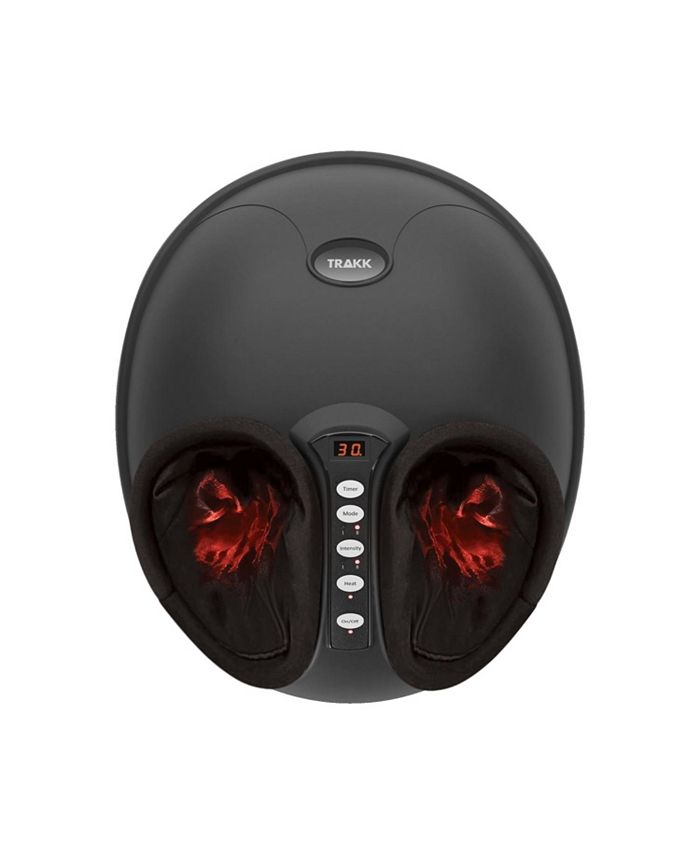 TRAKK Dome Shiatsu Air Compression Vibrating Foot Massager with Heat ...
